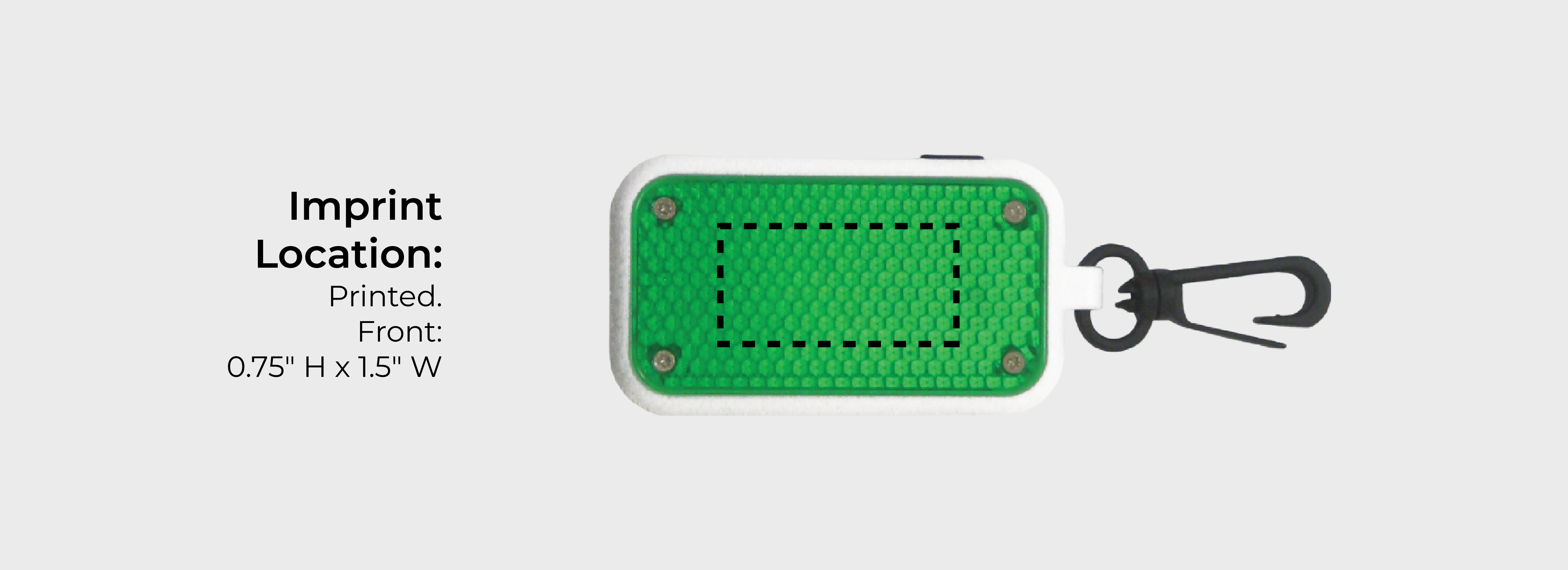 Reflective Clip-On Safety Light